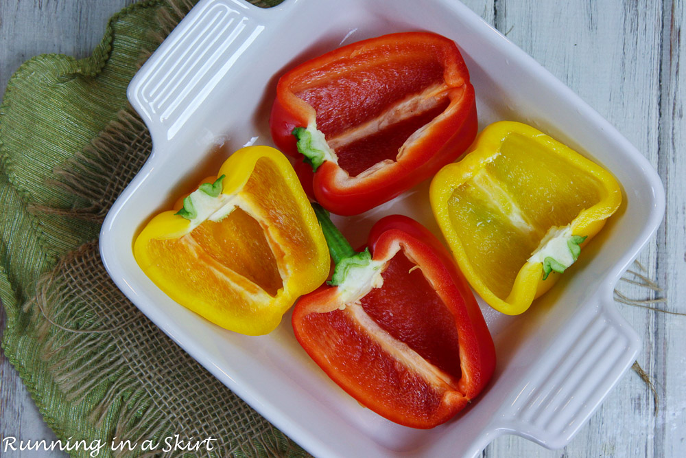Vegetarian Italian Stuffed Peppers -Healthy « Running in a Skirt