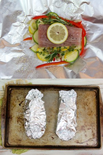 Baked Fish in Foil Packets - 30 Minute Meal « Running in a Skirt