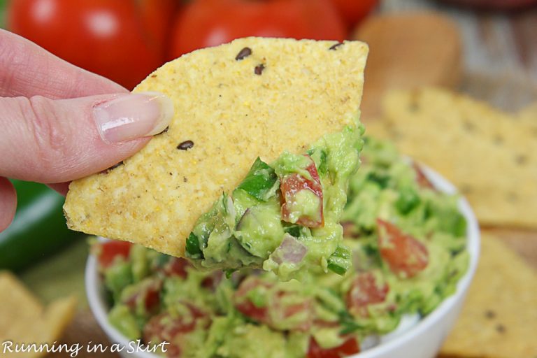 Guacamole for One - Easy Small Batch Guacamole « Running in a Skirt