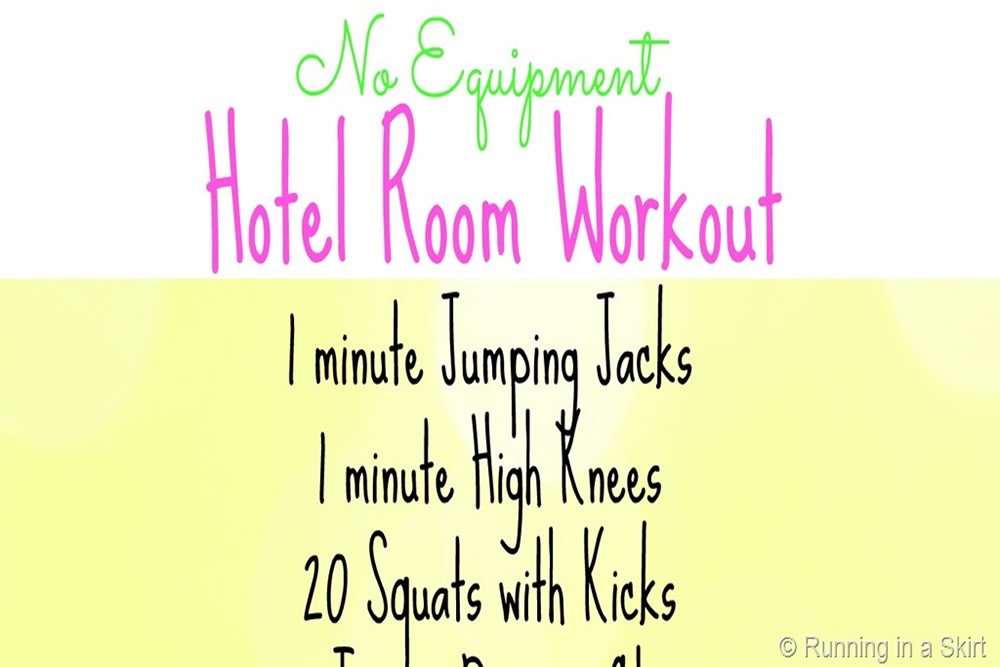 No Equipment Hotel Room Workout « Running in a Skirt