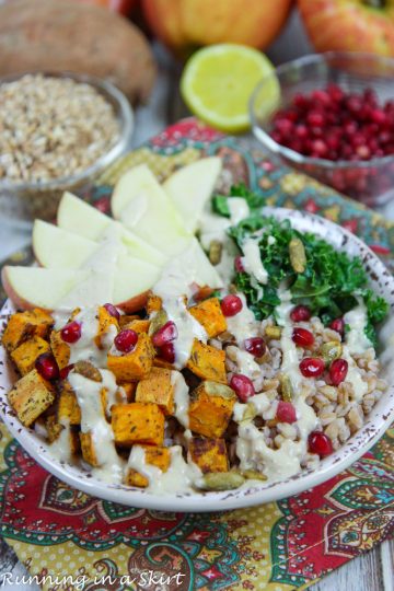 Harvest Bowl recipe - Healthy Fall Bowl Recipe