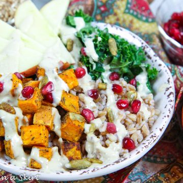 Harvest Bowl recipe - Healthy Fall Bowl Recipe