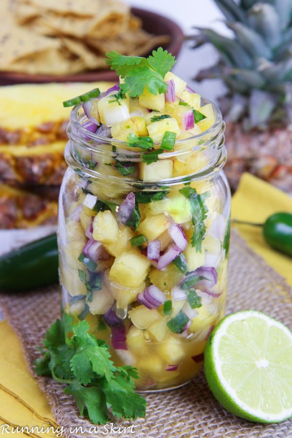 5 Ingredient Fresh Pineapple Salsa recipe