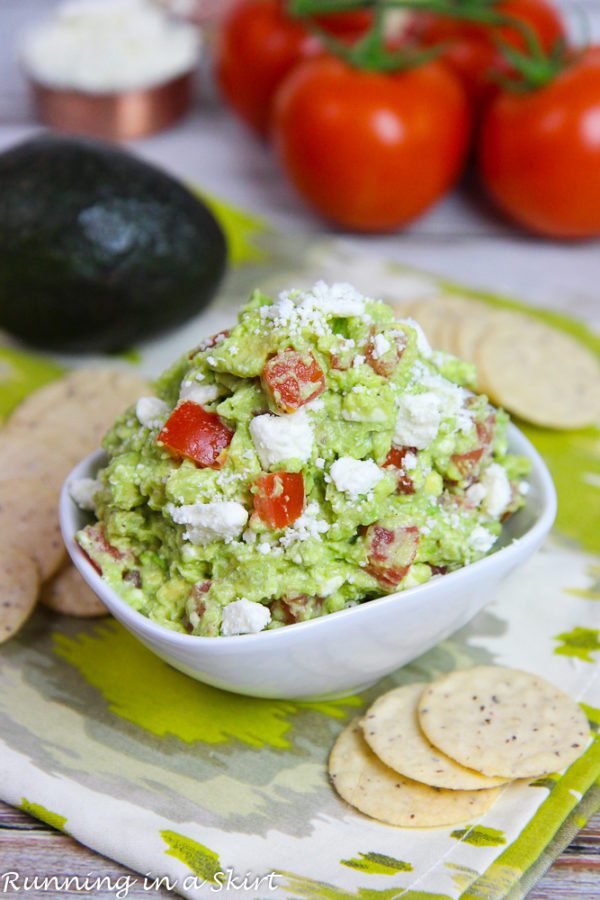 5 Ingredient Avocado Feta Dip recipe