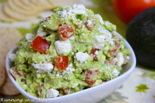 5 Ingredient Avocado Feta Dip recipe