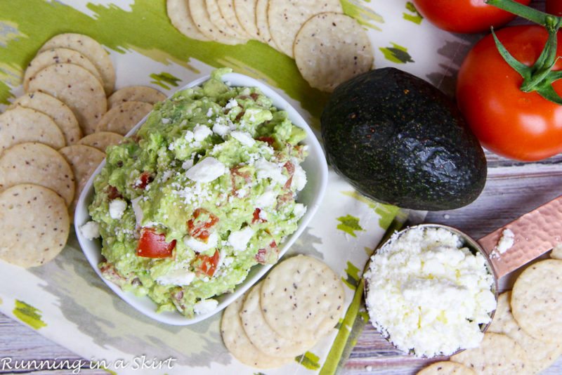 5 Ingredient Avocado Feta Dip recipe