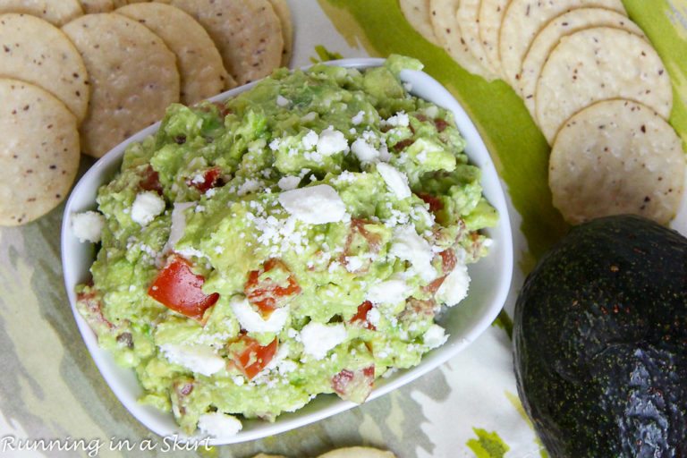 5 Ingredient Avocado Feta Dip recipe