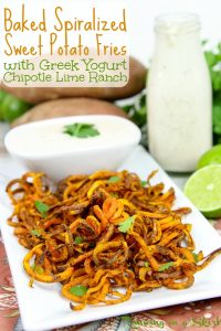 Baked Curly Sweet Potato Fries recipe - Crispy & Delish!