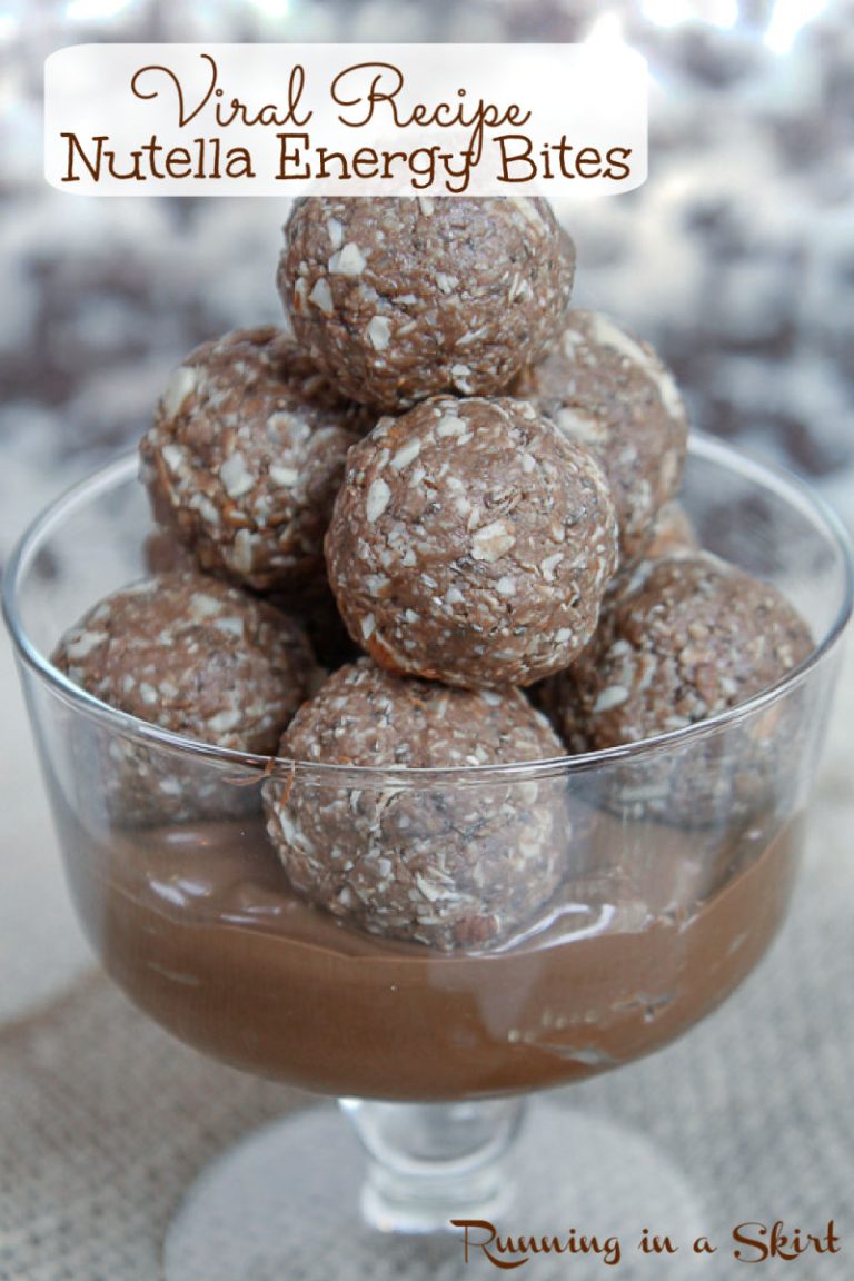 Nutella Energy Bites- Only 4 Ingredients « Running in a Skirt