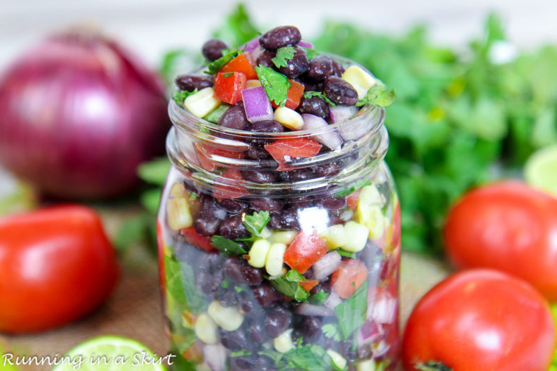 Easy Black Bean Salsa recipe - perfect for a party!