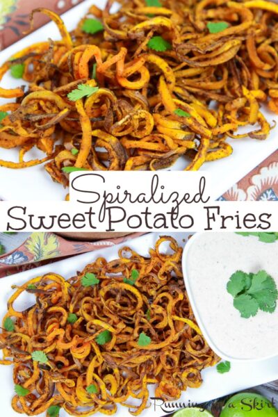 Baked Curly Sweet Potato Fries recipe - Crispy & Delish!