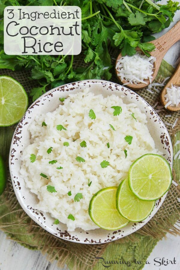 How to Make Coconut Rice - 3 Ingredient Recipe! « Running in a Skirt