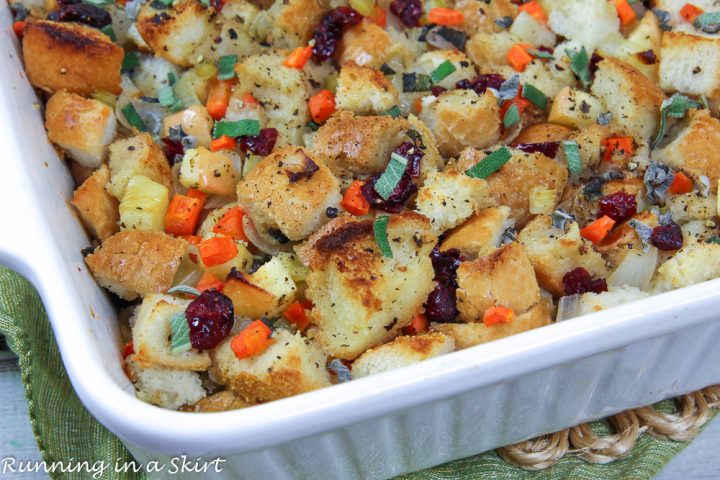The Best Vegetarian Stuffing Recipe « Running in a Skirt