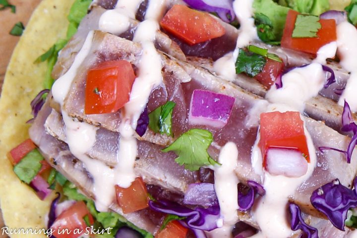 Ahi Tuna Tostada - Easy, Fresh & Healthy! « Running in a Skirt