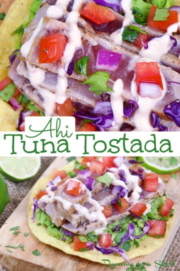 Ahi Tuna Tostada - Easy, Fresh & Healthy! « Running in a Skirt