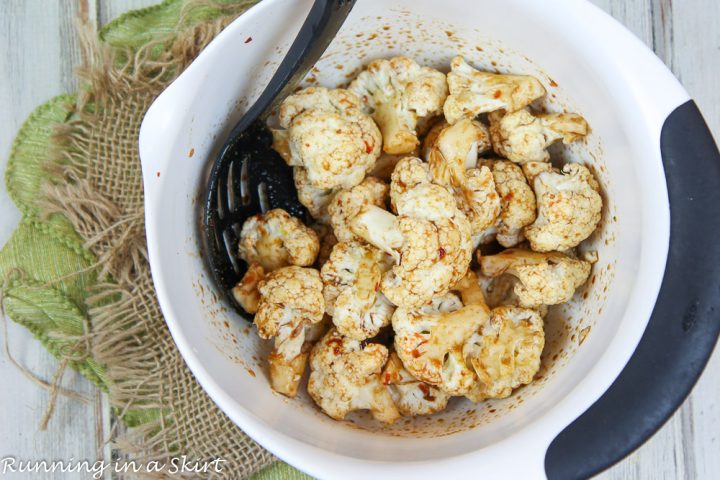 Roasted Asian Cauliflower « Running in a Skirt