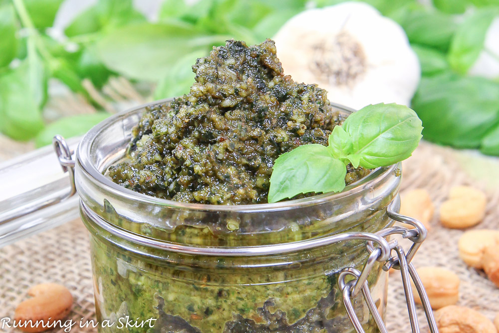 Cashew Pesto Recipe « Running in a Skirt