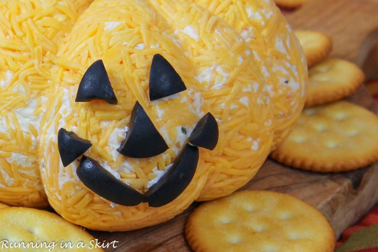 Halloween Cheese Ball - Jack-O-Lantern « Running in a Skirt