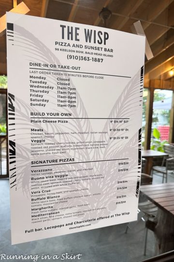 Bald Head Island Restaurants Guide « Running in a Skirt