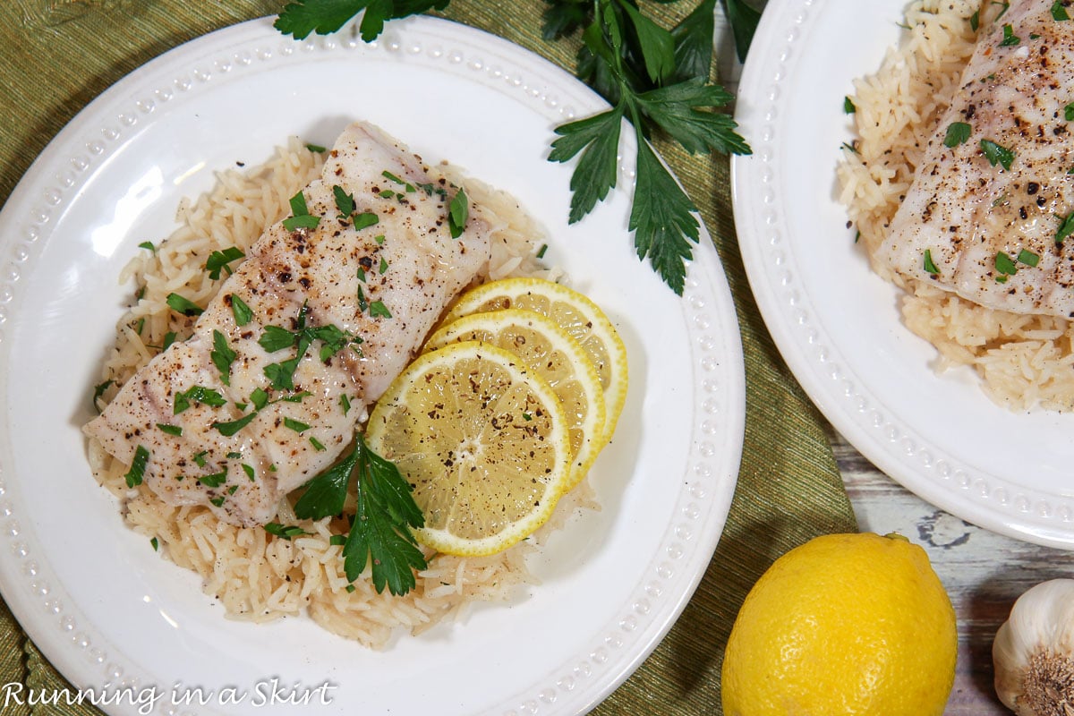 Lemon Butter Baked Grouper « Running in a Skirt
