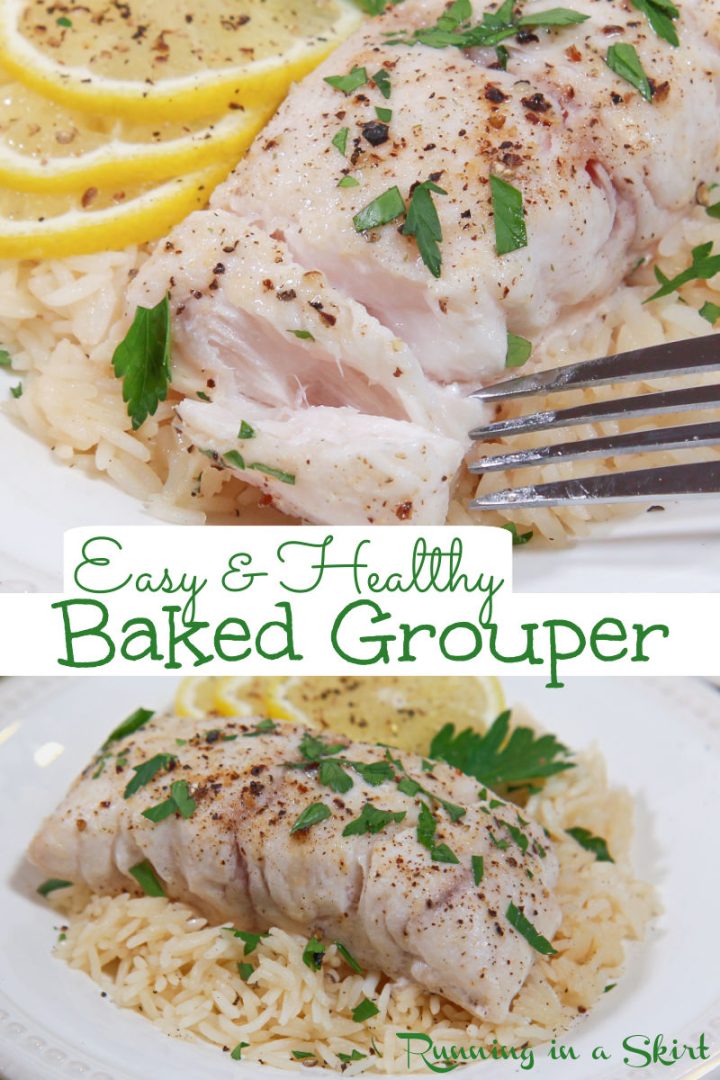 Lemon Butter Baked Grouper « Running in a Skirt