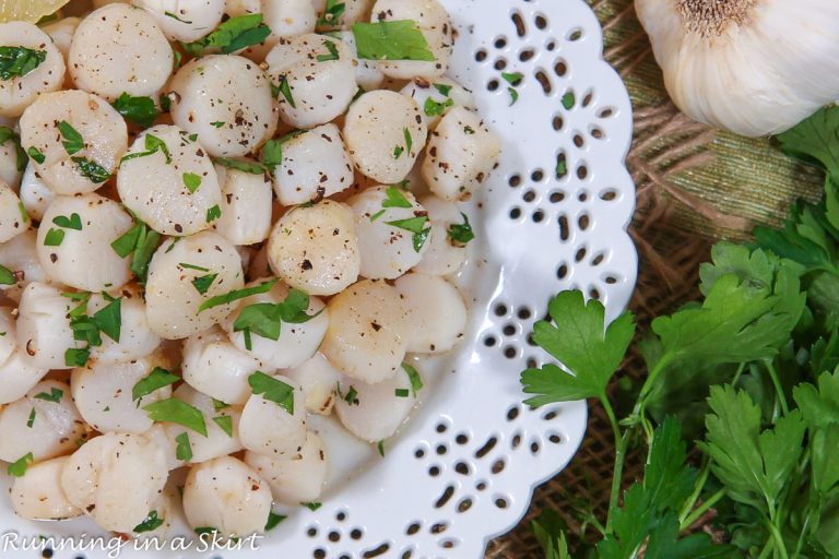 Bay Scallops Recipe - Broiled with Garlic Lemon Butter « Running in a Skirt