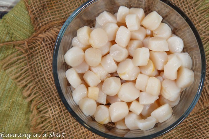 Bay Scallops Recipe - Broiled with Garlic Lemon Butter « Running in a Skirt