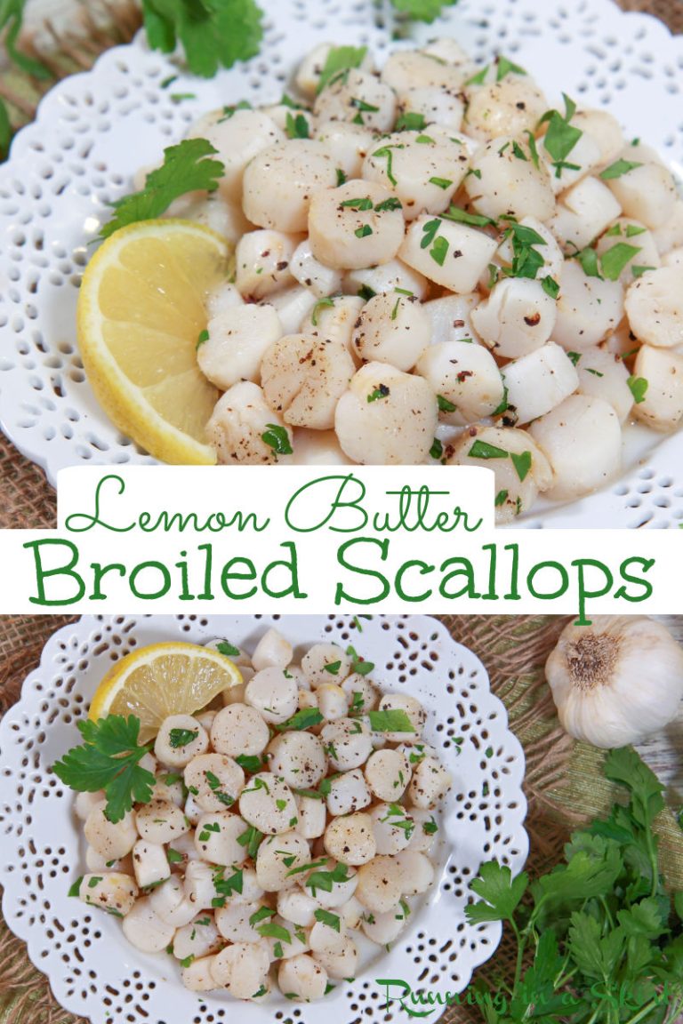 Bay Scallops Recipe - Broiled with Garlic Lemon Butter « Running in a Skirt