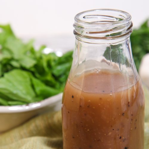 Creamy Balsamic Dressing - 5 Minute, Easy & Healthy « Running in a Skirt