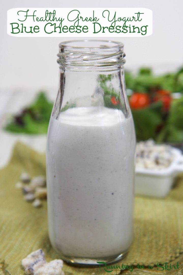 Healthy Blue Cheese Dressing Recipe - No Mayo! « Running in a Skirt
