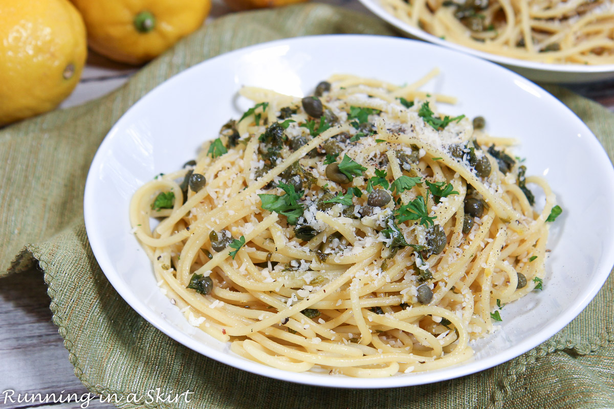 Lemon Caper Pasta « Running in a Skirt