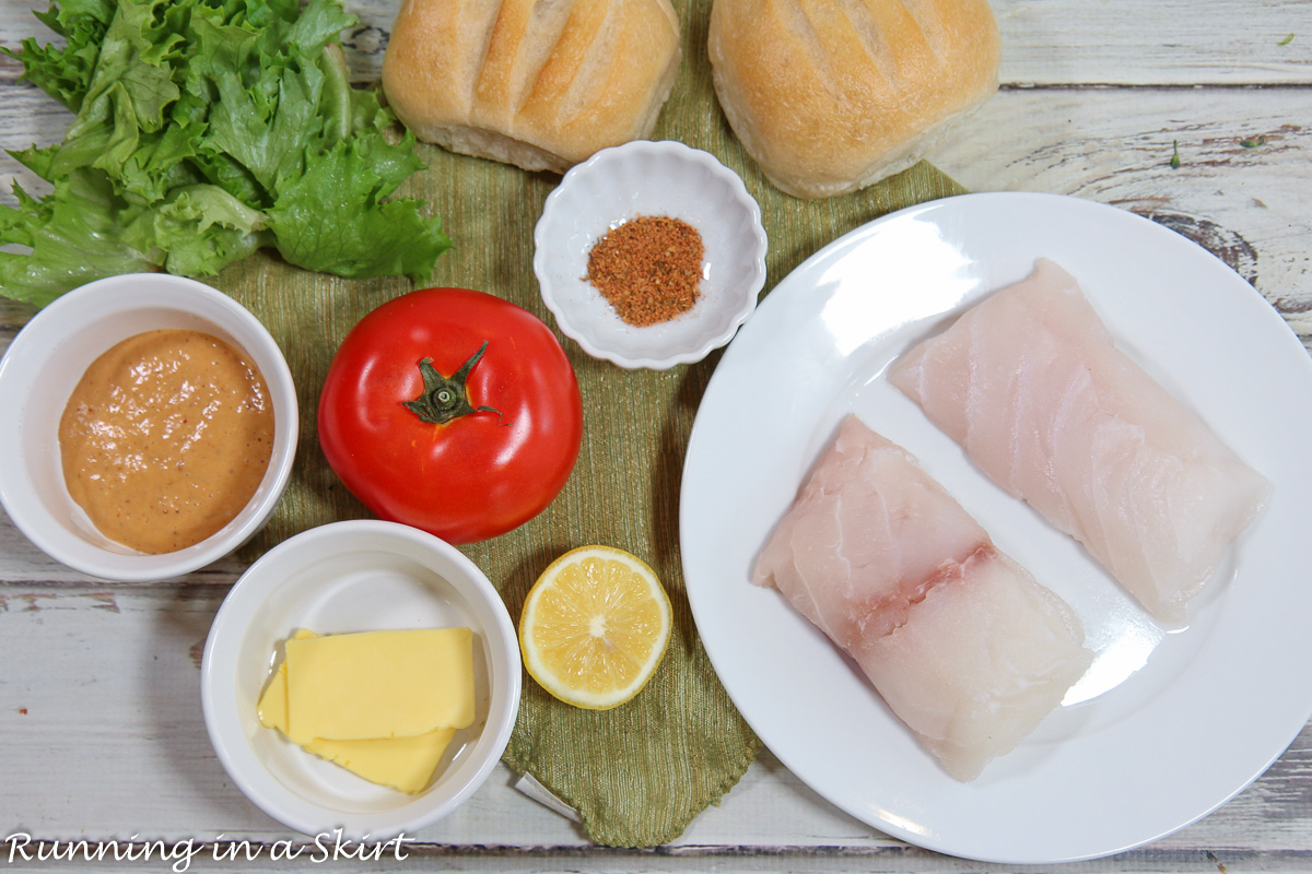 Blackened Grouper Sandwich with Cajun Remoulade « Running in a Skirt